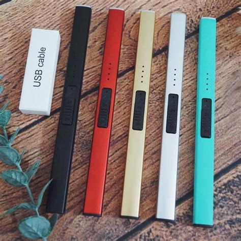 Bật Lửa điện đốt Nến Thơm Hiển Thị Pin Sạc Qua Usb Tiện Dụng Ld02