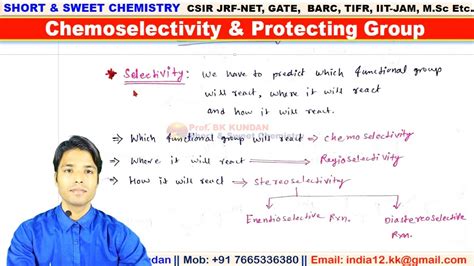 L 01 Introduction Of Selectivity Chemoselectivity In Reduction