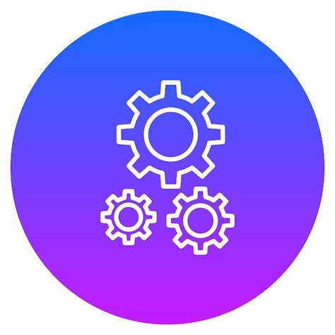 premium vector gears vector illustration