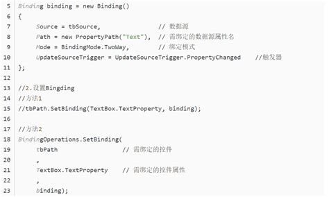 WPF 后台绑定代码参考 rin riceroll 博客园