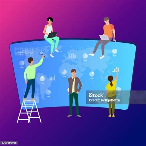 Konsep Analisis Data Ilustrasi Stok Unduh Gambar Sekarang Analisis Memandang Bagan