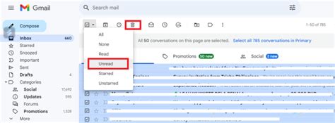 How To Delete All Unread Emails In Gmail