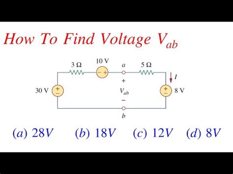 How To Find Voltage Circuit Analysis Solved Problem YouTube