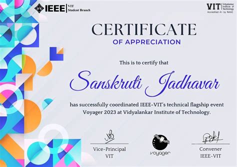 Sanskruti Jadhavar On Linkedin Ieee Publicrelations Ieeevit