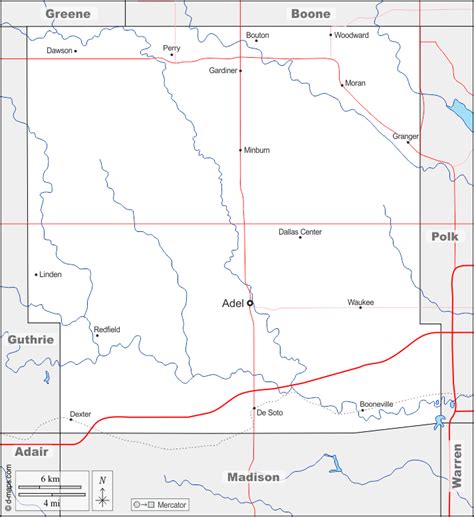 Dallas County D Free Map Free Blank Map Free Outline Map