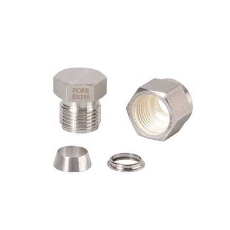 스테인리스 스틸 더블 페룰 Uinon 캡 공장 중국 맞춤형 제품 가격 Naco Fluid Equipment