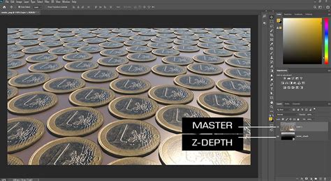 render a z depth render pass in maya vray