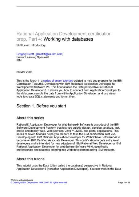 Working With Aws Relational Database Instances Pdf