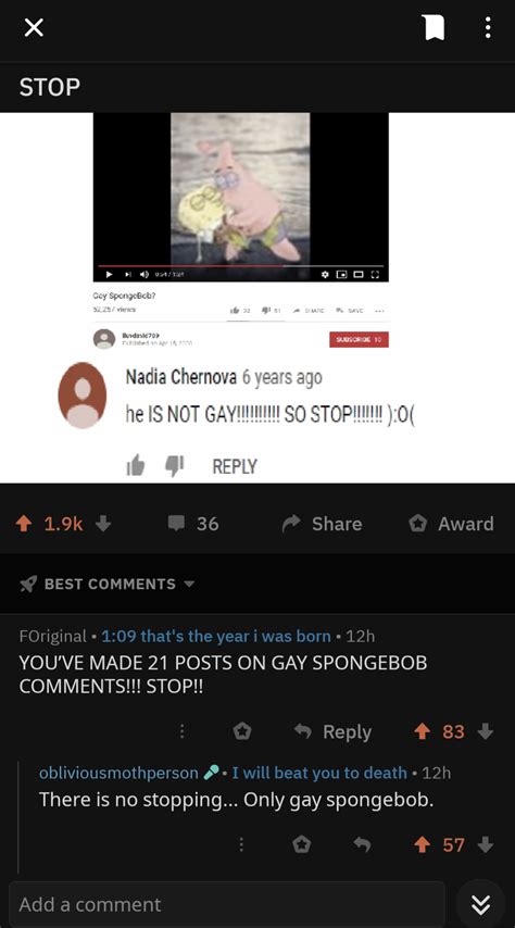Gay Spongebob R Comedyheaven