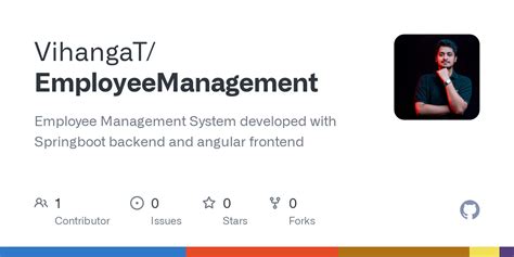 GitHub VihangaT EmployeeManagement Employee Management System Developed With Springboot