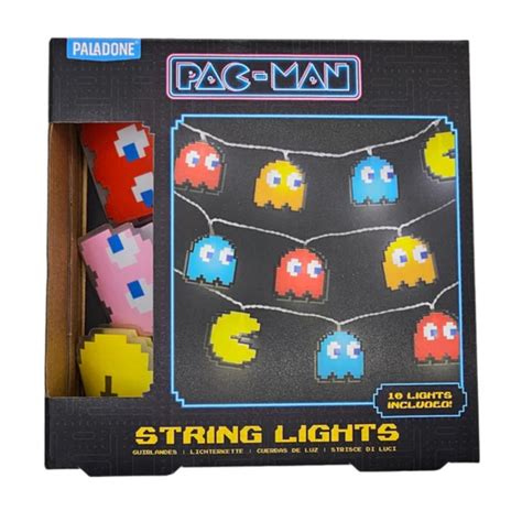 Pac Man String Lights Retrofestiveca