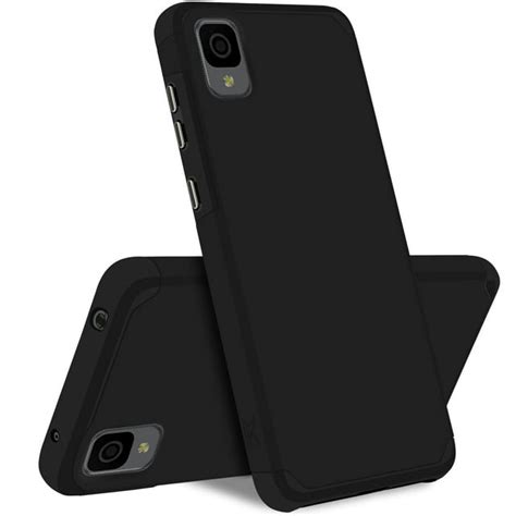 Belldandy Slim Shockproof Dual Hybrid Cover For Tcl 30 Z 30z 4188c Phone Case Black