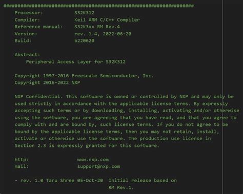 The S32k312 Library In The S32k Hse Demo App Is An Old Version Nxp