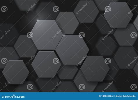 Hexagonal Abstract Background Big Data Visualization Global Network Connection Technology