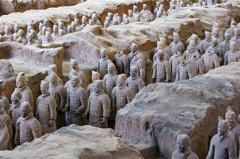 兵马俑高清图片 西安临潼秦始皇兵马俑 风景名胜免费下载 格式 5472像素 编号71066150 千图网