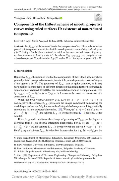 Components Of The Hilbert Scheme Of Smooth Projective Curves Using Ruled Surfaces Ii Existence