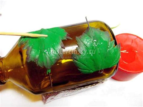 Часы из полимерной глины. Калина. Мастер-класс с пошаговыми фото