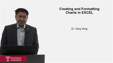 Creating And Formatting Charts In Excel Video Vault Fox School Of Business Temple University