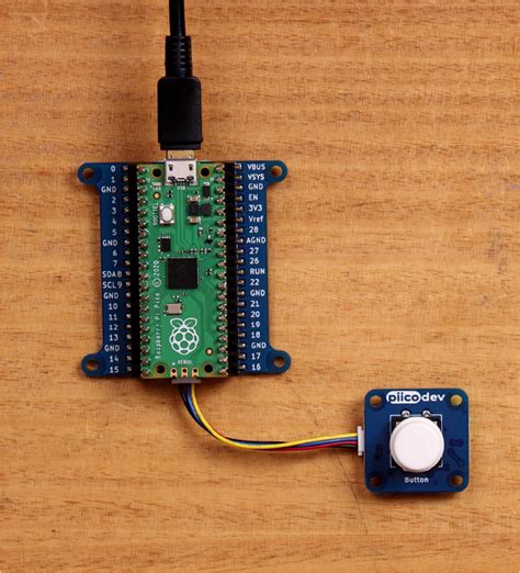 Piicodev Button Getting Started Guide Tutorial Australia