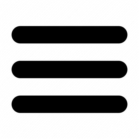 Hamburger Menu Ui Nav Icon Download On Iconfinder