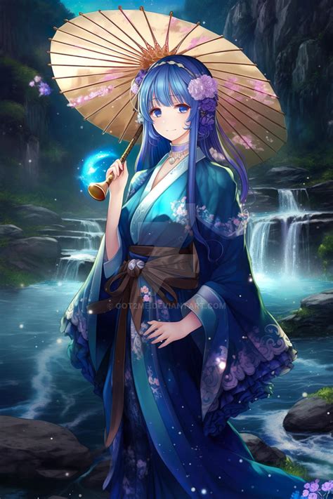 Kimono Girl Anime By Got2me On Deviantart