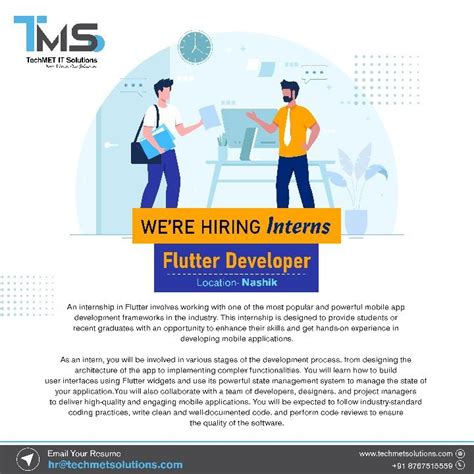 Gauri Jadhav On Linkedin We Are Hiring Flutter Interns