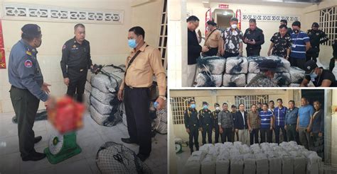 បង្ក្រាប ករណី ជួញដូរ គ្រឿងញៀ ន ទ្រង់ទ្រាយ ធំ មួយ នៅ ខេត្ត ព្រះ សីហ នុ រឹបអូស ថ្នាំ ញៀ ន ជិត ៩០០