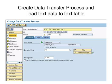 loading text data from sap source systems ppt