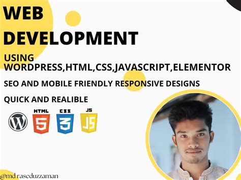 A Responsive Webdesign With Html Css Java And Wordpress Upwork