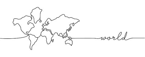 세계 행성 실루엣 한 줄 문구 그림의 미니멀리스트 그림 지구 실루엣 연속 한 줄 그림입니다 0명에 대한 스톡 벡터 아트 및 기타 이미지 Istock