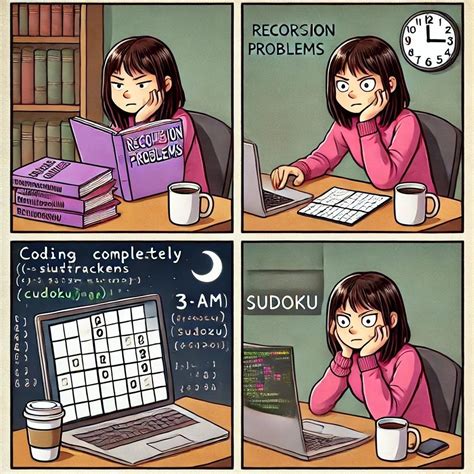 Recursion Sudokuchallenge Latenightcoding Programmerhumor Anshika Verma