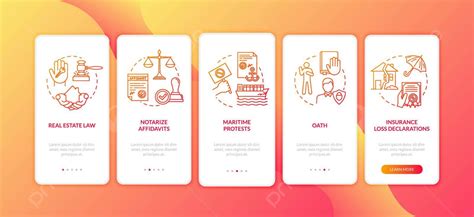Mobile App Page For Identity Verification With 5step Instructions And Ui Template Vector