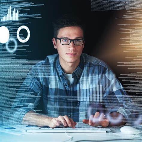 Premium Photo Computer Programmer Software Developer Or Engineer