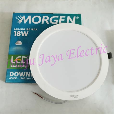 Jual Downlight Led Panel Lamp Tipis W Round Lampu Watt Bulat Watt W Shopee Indonesia