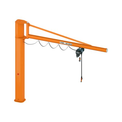 Demag Въртящ колонен кран с електрически верижен подемник