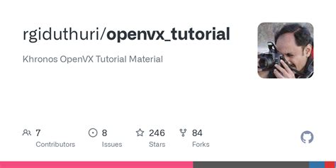 openvx tutorial book samples tracking tracking example cpp at master