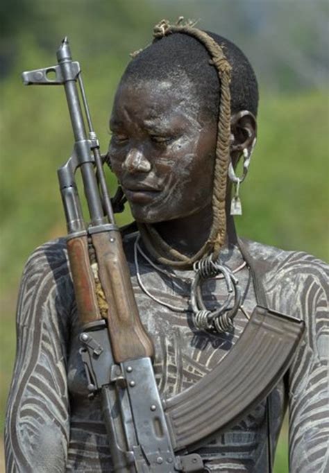Traditional African Mursi Lip Plates Tatring