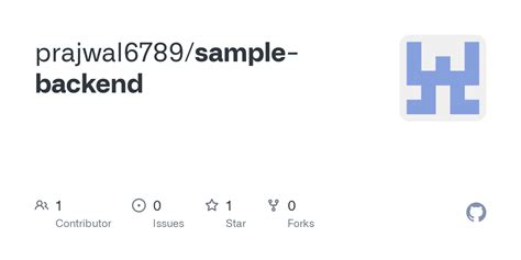 Github Prajwal6789sample Backend