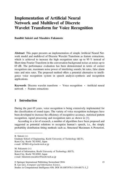 Pdf Implementation Of Artificial Neural Network And Multilevel Of