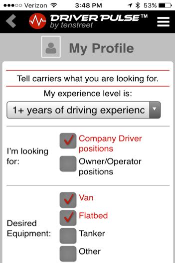 Take Control Of Your Job Search With Driver Pulse Tenstreet