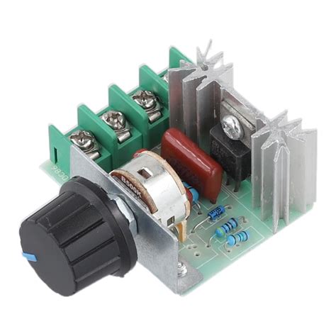 Adjustable Motor Speed Controller Board Speed Switch Module Variable Voltage Regulator W AC