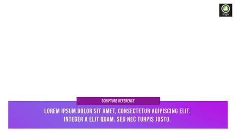 Lower Third Scripture Template Postermywall