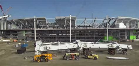 Sofi Stadium Construction Time Lapse Stadia Magazine