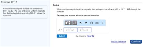 Solved A Horizontal Rectangular Surface Has Dimensions Chegg