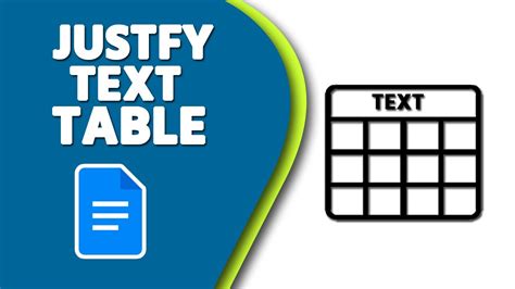 How To Justify Text In Google Docs Table YouTube