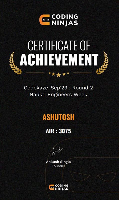 Codekazeair Rank3075 Achievementunlocked Techjourney Codepassion