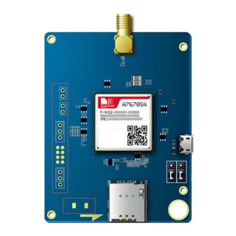 Sunsea Aiot Simcom A7670sa Tekit Unit Manuals