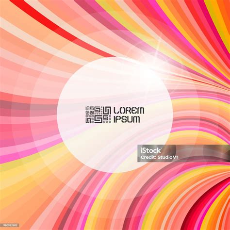 추상적인 소용돌이 배경 텍스트에 대 한 장소를 가진 벡터 일러스트입니다 분홍에 대한 스톡 벡터 아트 및 기타 이미지 분홍 파문이 인다는 3차원 형태 Istock