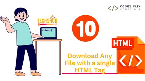 Download Any File With A Single Html Tag Techshub Youtube