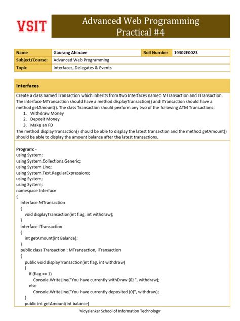 Awp Worksheet Practical 4 Pdf